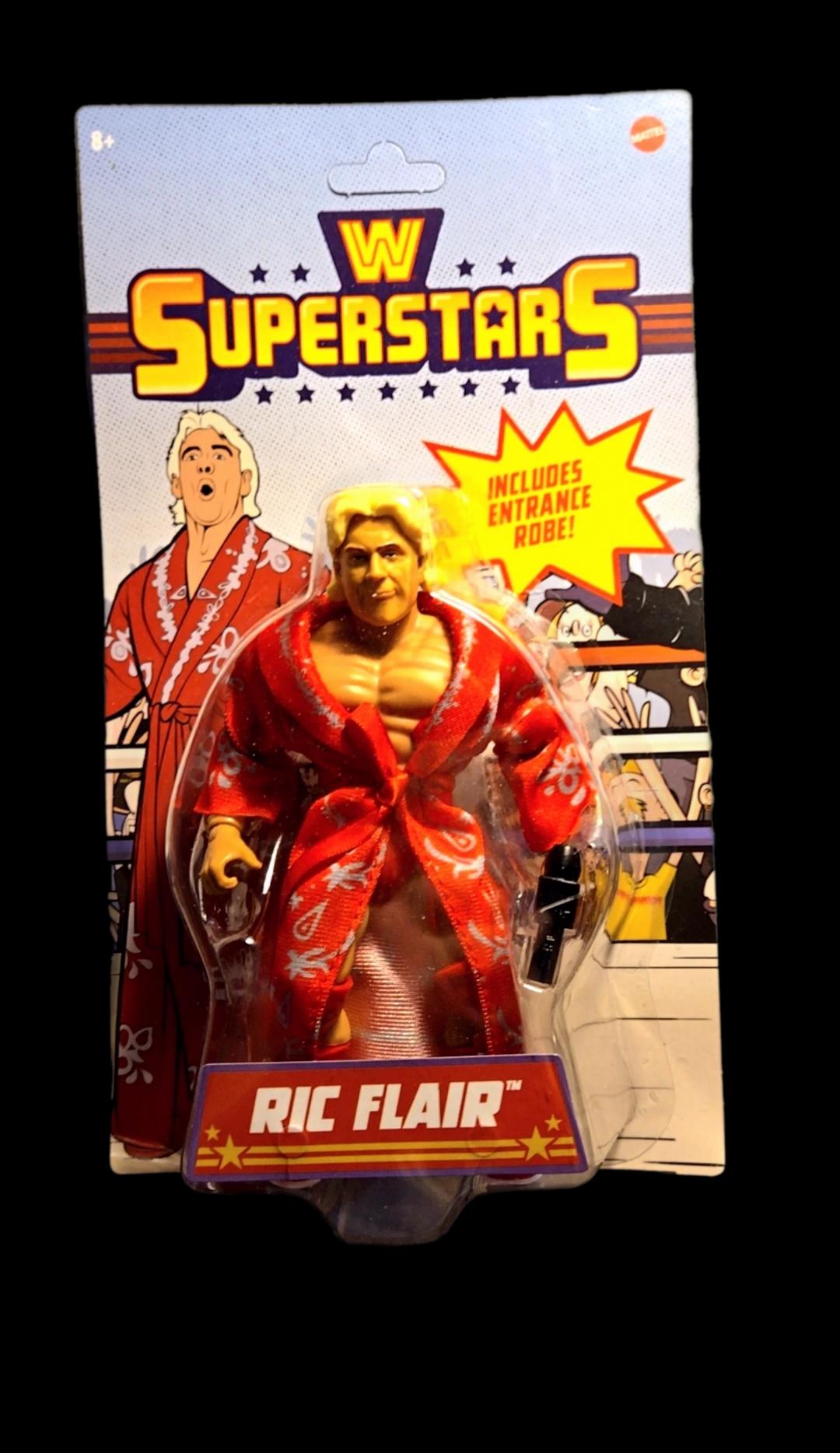 WWE Superstars Ric Flair Series 1 Action Figure 2022 Unpunched Card