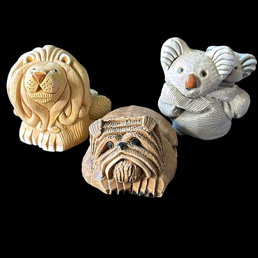 #1 - CHOICE LOT: Artesania Rinconada Lion or Koala or Bulldog