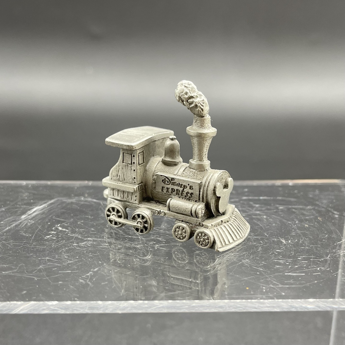 Disney Express Pewter Train Engine Miniature Locomotive Metal Figurine ...