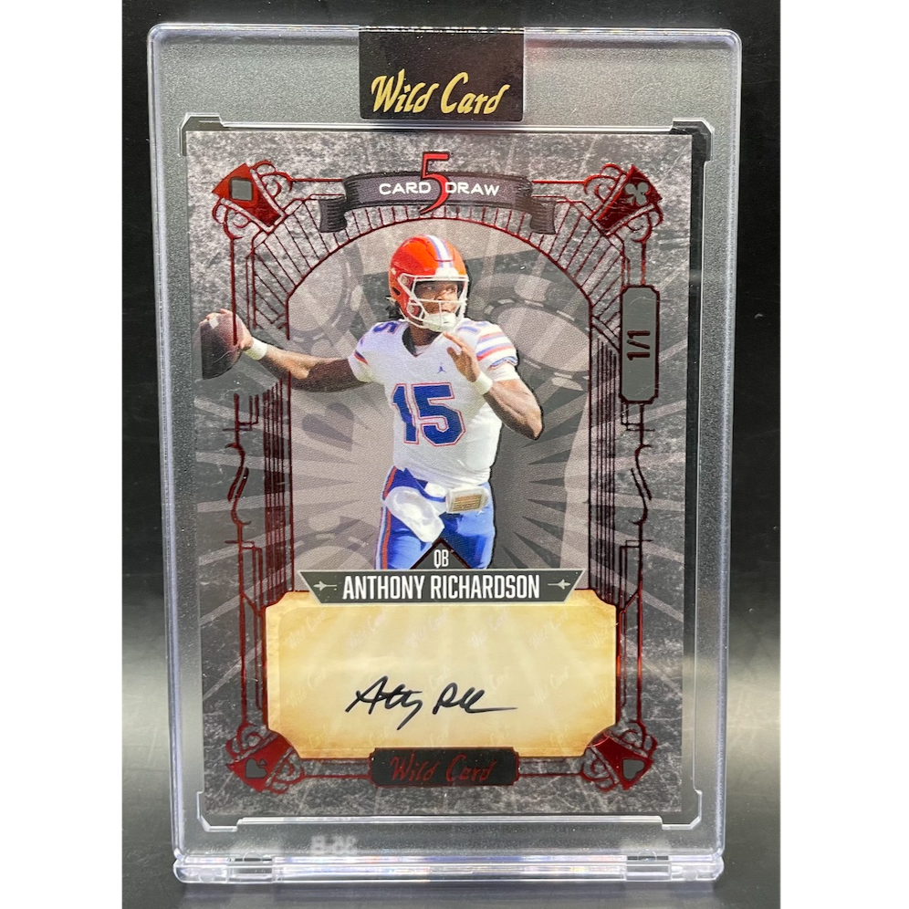 2023 Wild Card 5 Card Draw - Anthony Richardson - Autographed ...
