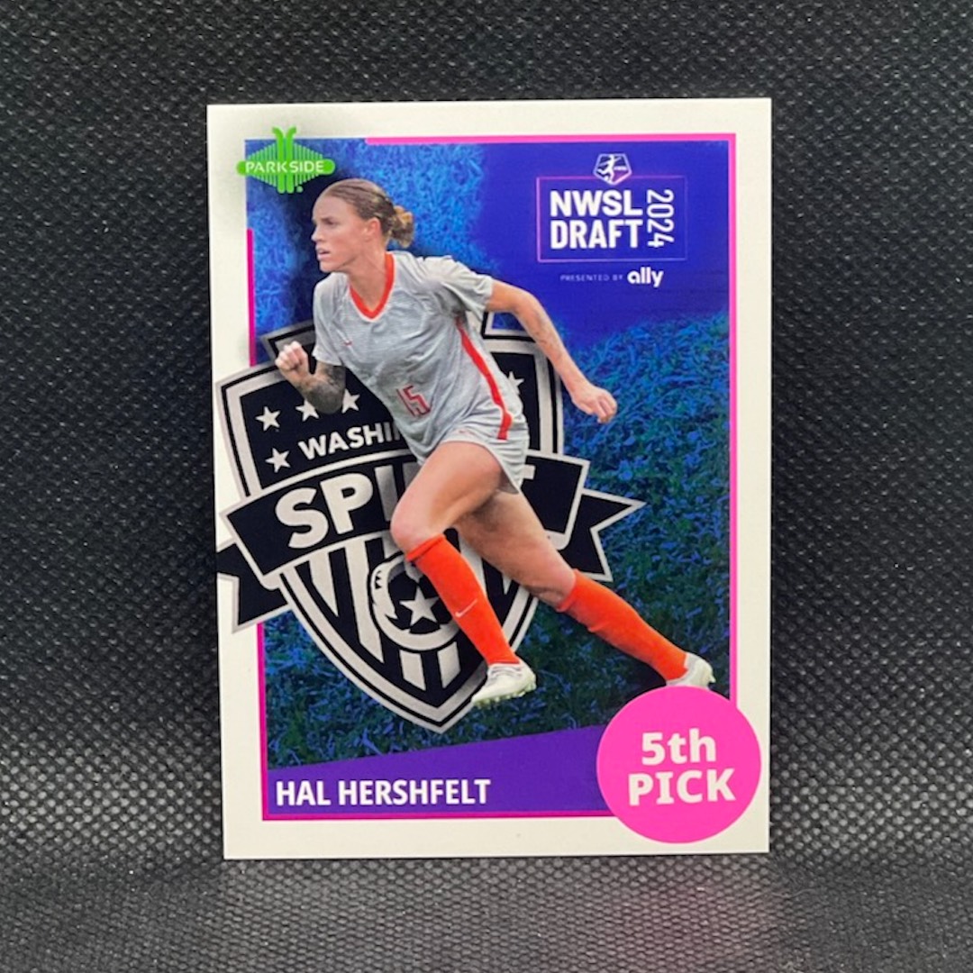 Hal Hershfelt 2024 Parkside NWSL Draft Washington Spirit Soccer Card