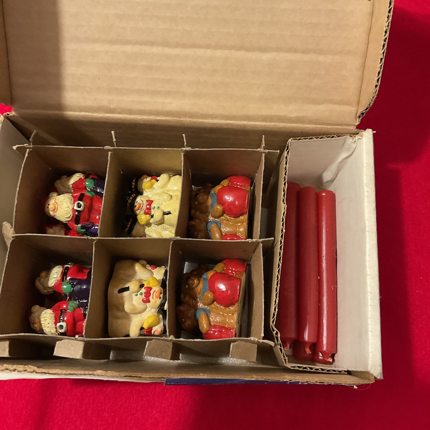 Completed Vintage Wee Crafts Holiday Candleholders - 6 pcs