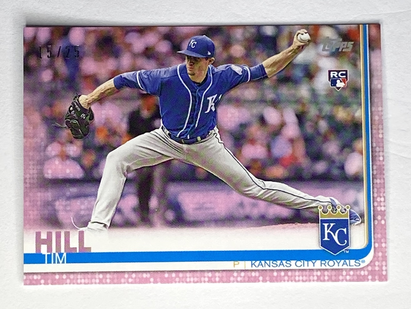 Tim Hill 2019 Topps Series 2 Pink Mini Parallel 15/25 Rookie RC #379 ...