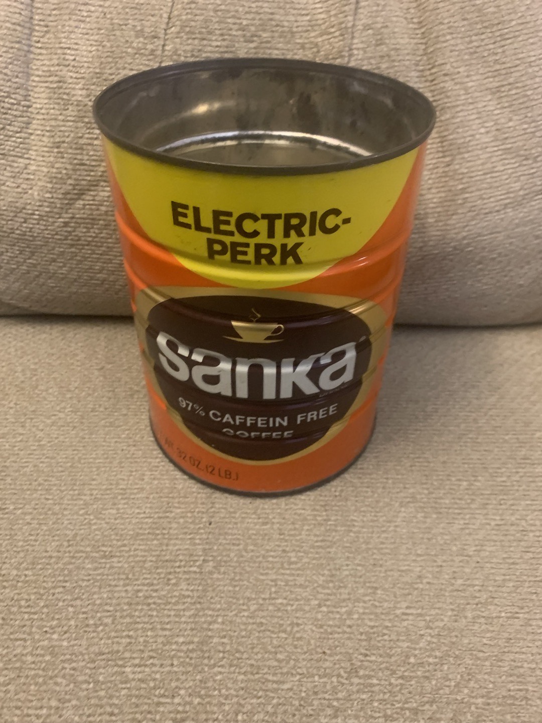 Vintage Sanka Coffee Can