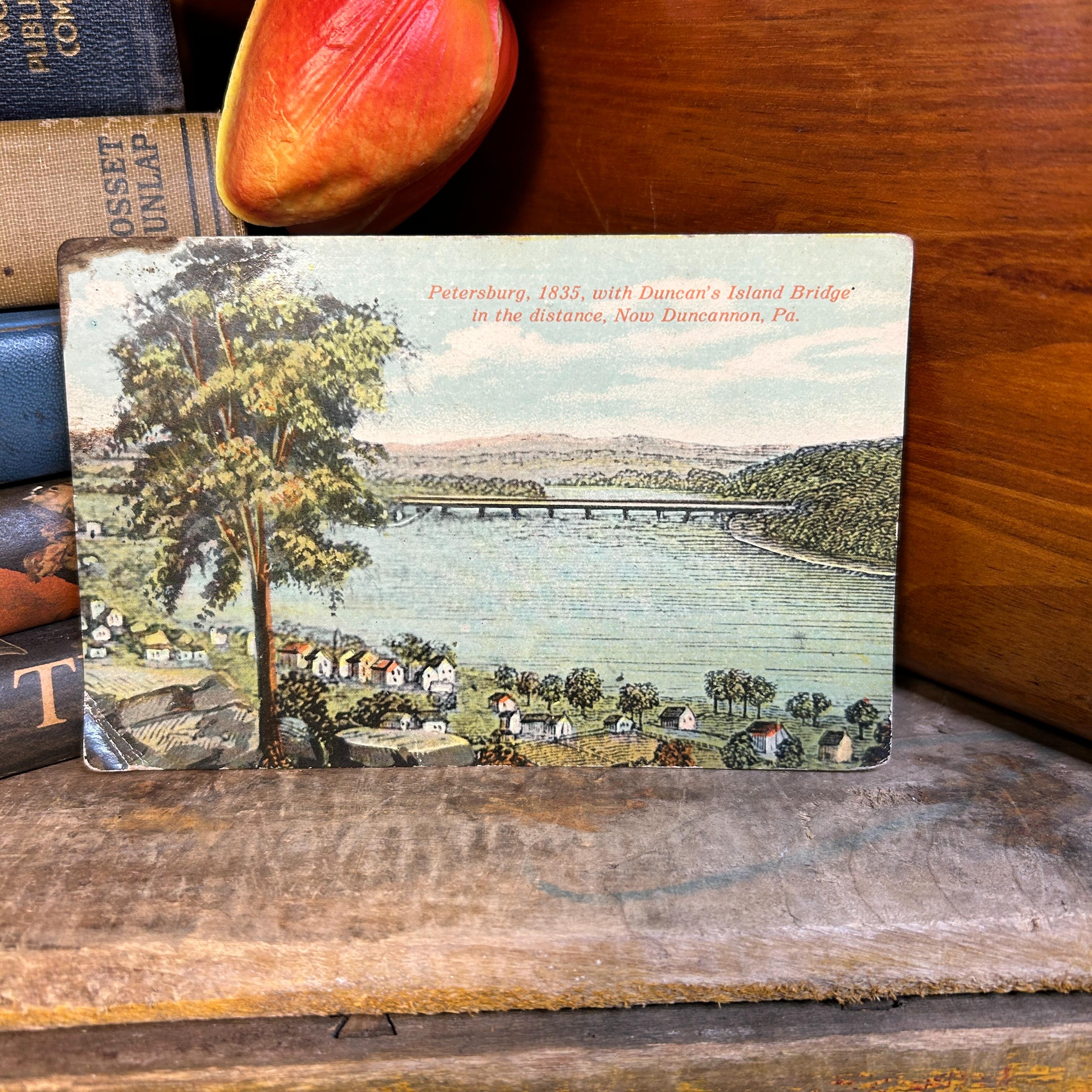 Antique UNUSED Postcard of Petersburg 1835