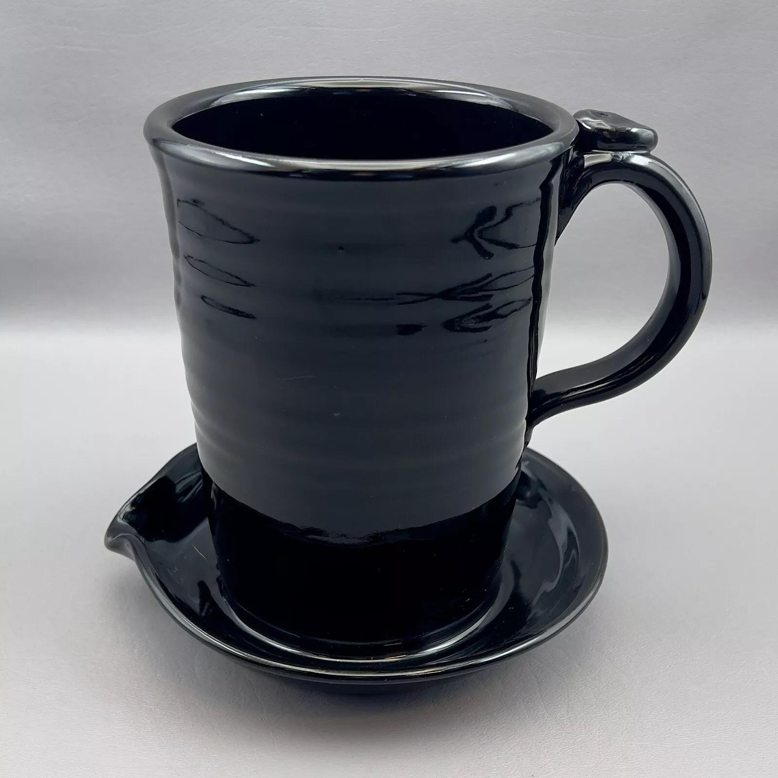 Tom Jones Stoneware Pottery Bacon Cooker 2015 Black Signed By Artist ...