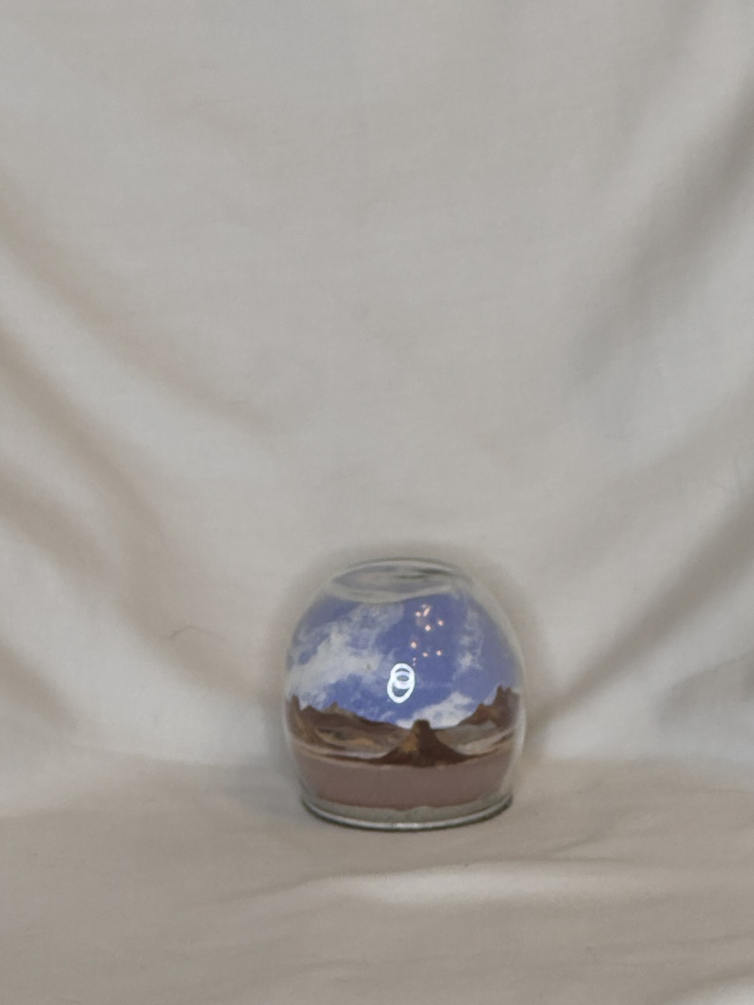 Small Sand Art Paperweight 2.75”