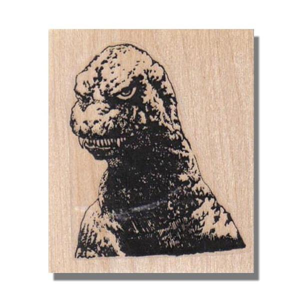 Godzilla Rubber Stamp