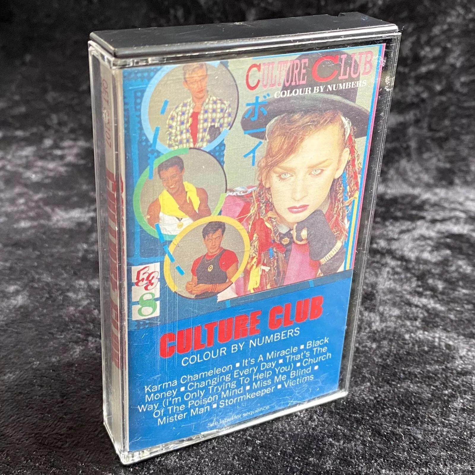 Culture Club Colour By Numbers Cassette Tape Virgin 1983 Karma Chameleon
