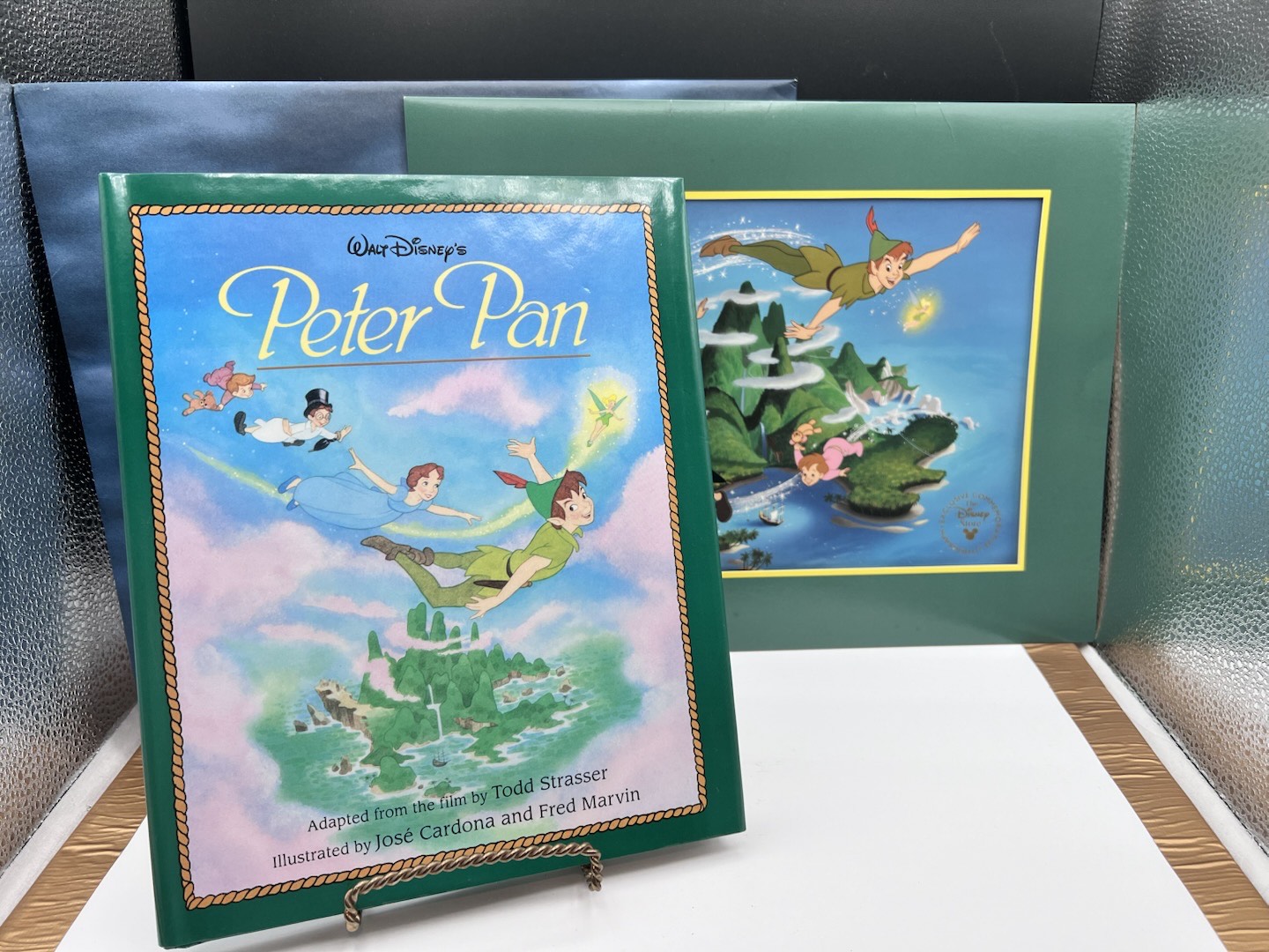 #1078B Vintage 1994 Walt Disney Peter Pan Lithograph With Sleeve and ...