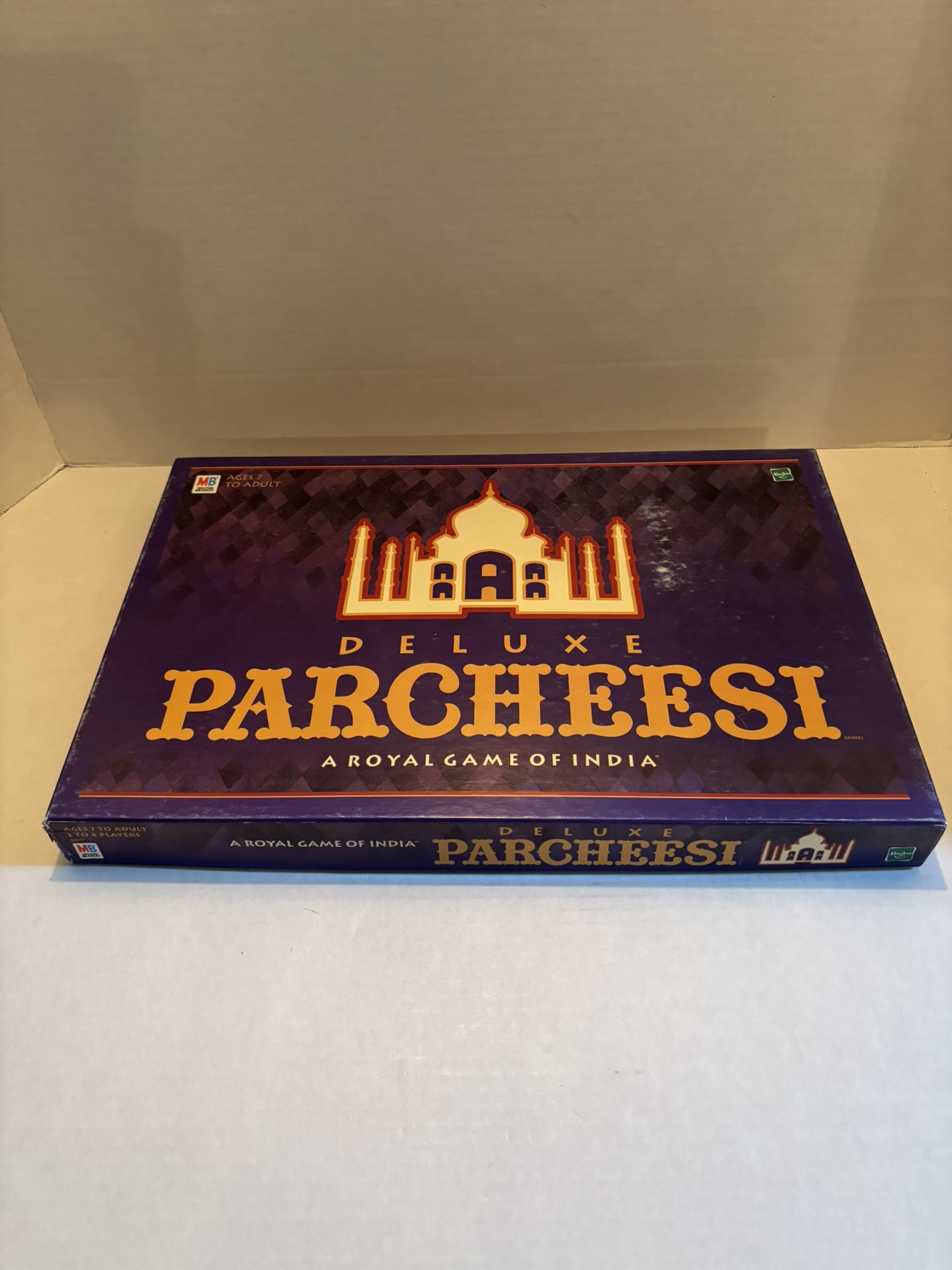 Vintage Deluxe Parcheesi Board Game in Original Box Milton Bradley Wood ...