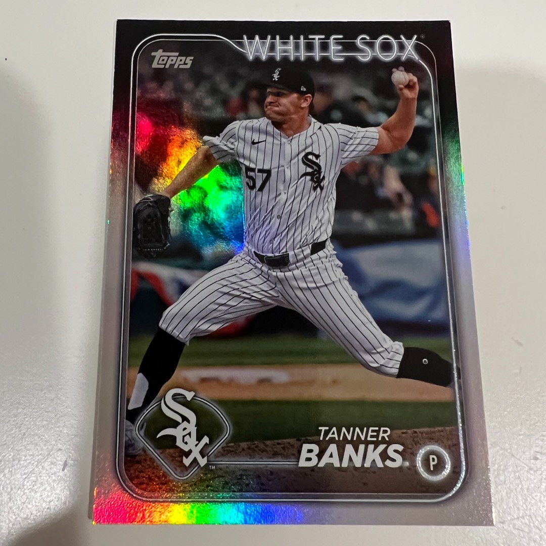 Tanner Banks Rainbow Foil Chicago White Sox