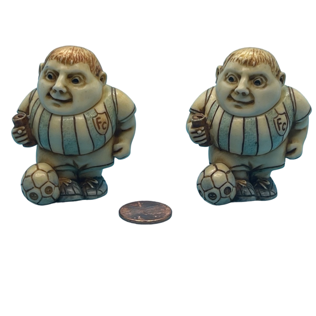 Harmony Kingdom Pot Bellys Ball Basher Soccer Mini Trinket Box Figurine ...