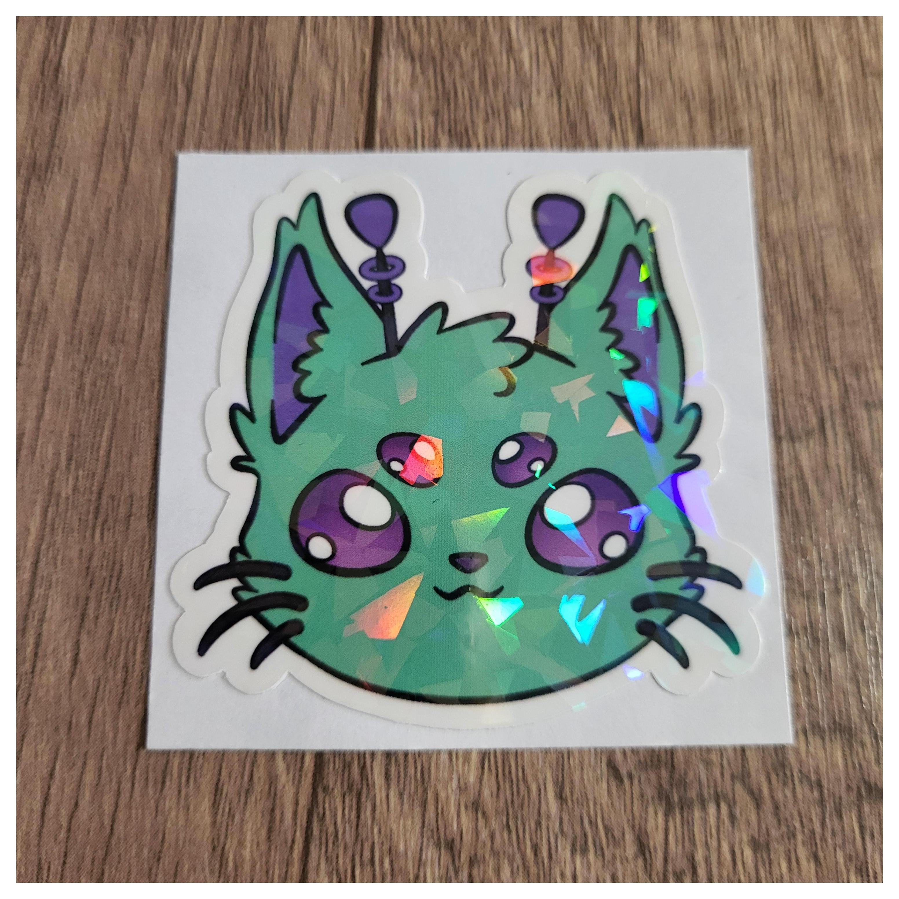 Alien Cat Sticker