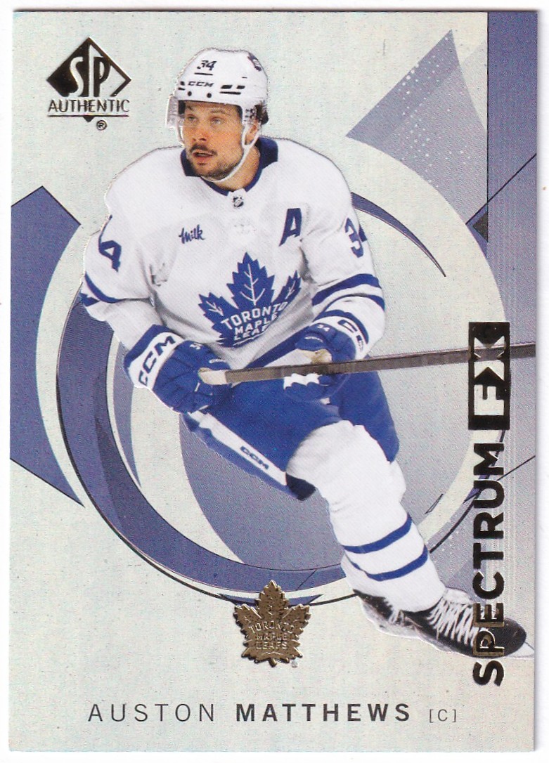 2024-25 SP Authentic Spectrum FX #S2 Auston Matthews Toronto Maple ...