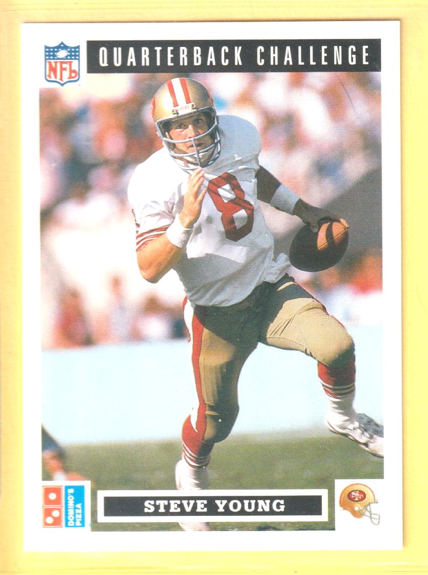 1991 Domino's Pizza Steve Young 49ers