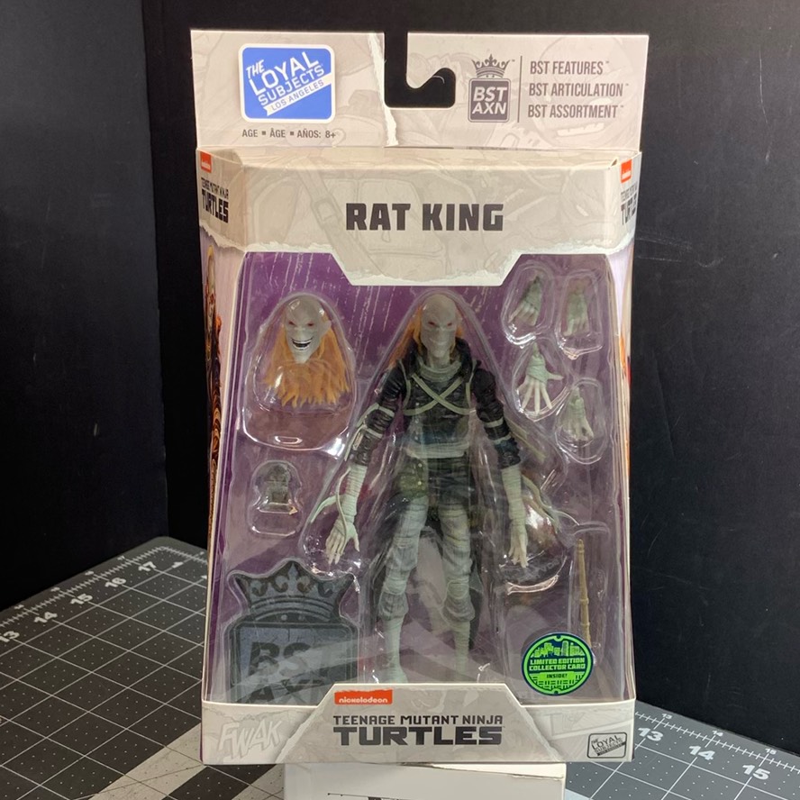 TMNt Rat King Action Figure BST AXN Nickelodeon Boxed Action Figure