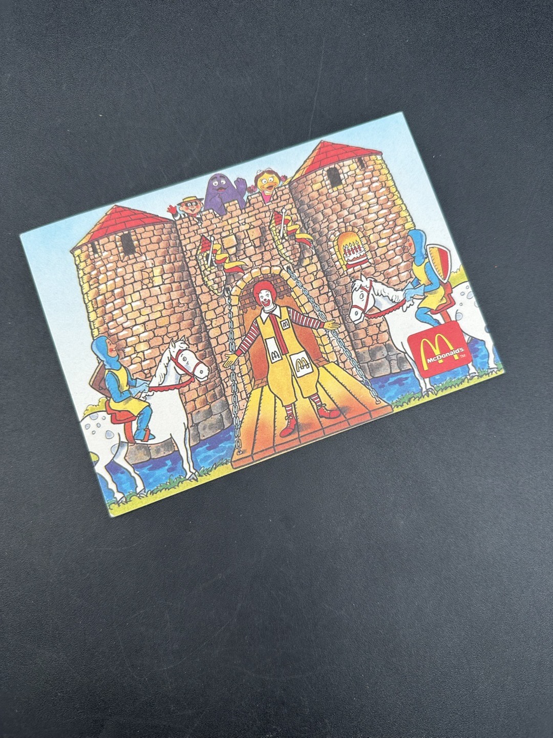 Vintage McDonald’s Castle Ronald And Friends Postcard, Foreign Marked ...