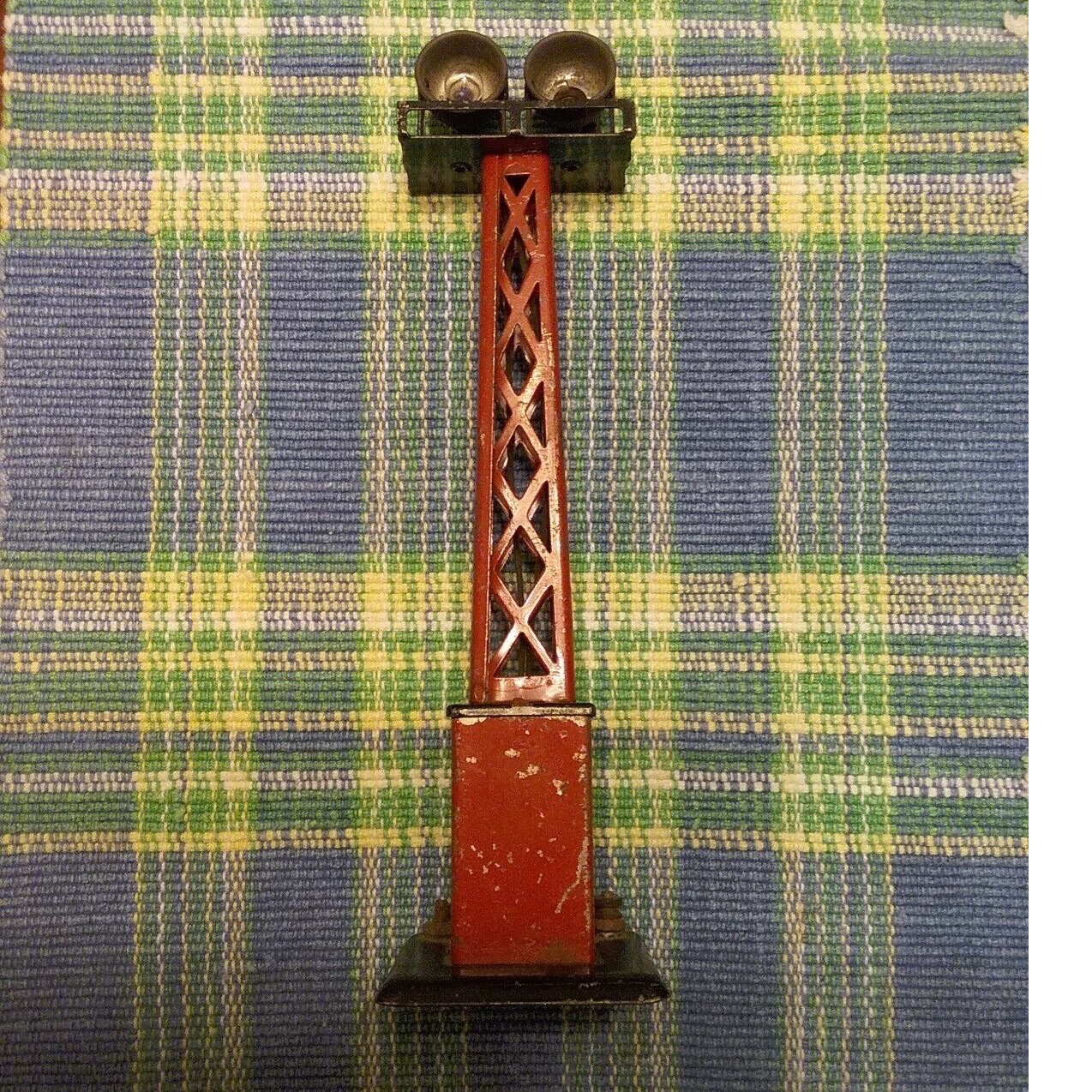 Vintage Model Train Light tower