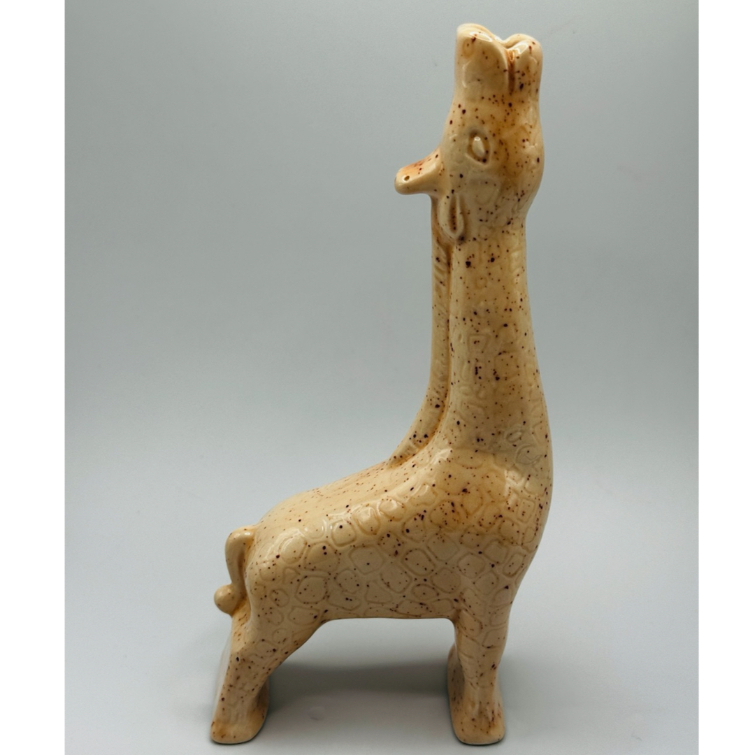 Giraffe Pottery Bud Vase