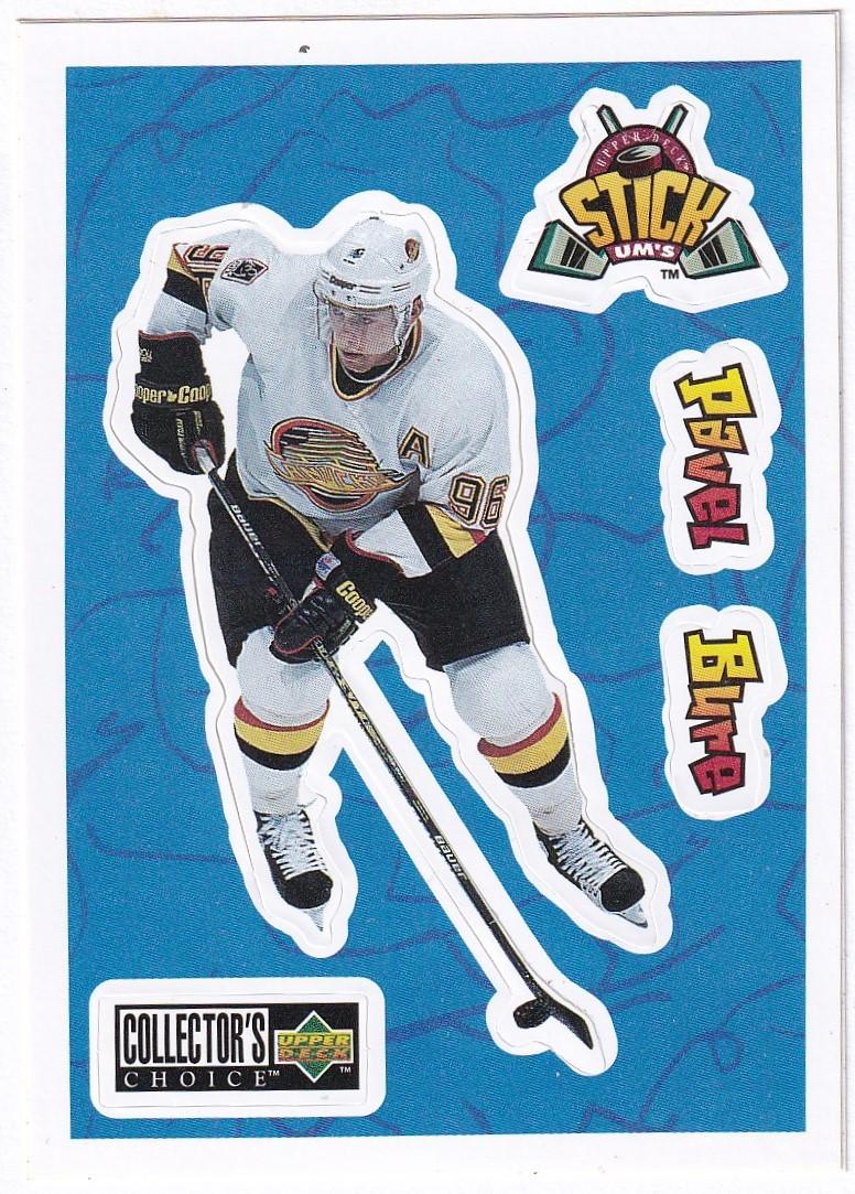 1996-97 Collector's Choice Stick'Ums #S16 Pavel Bure Vancouver Canucks ...