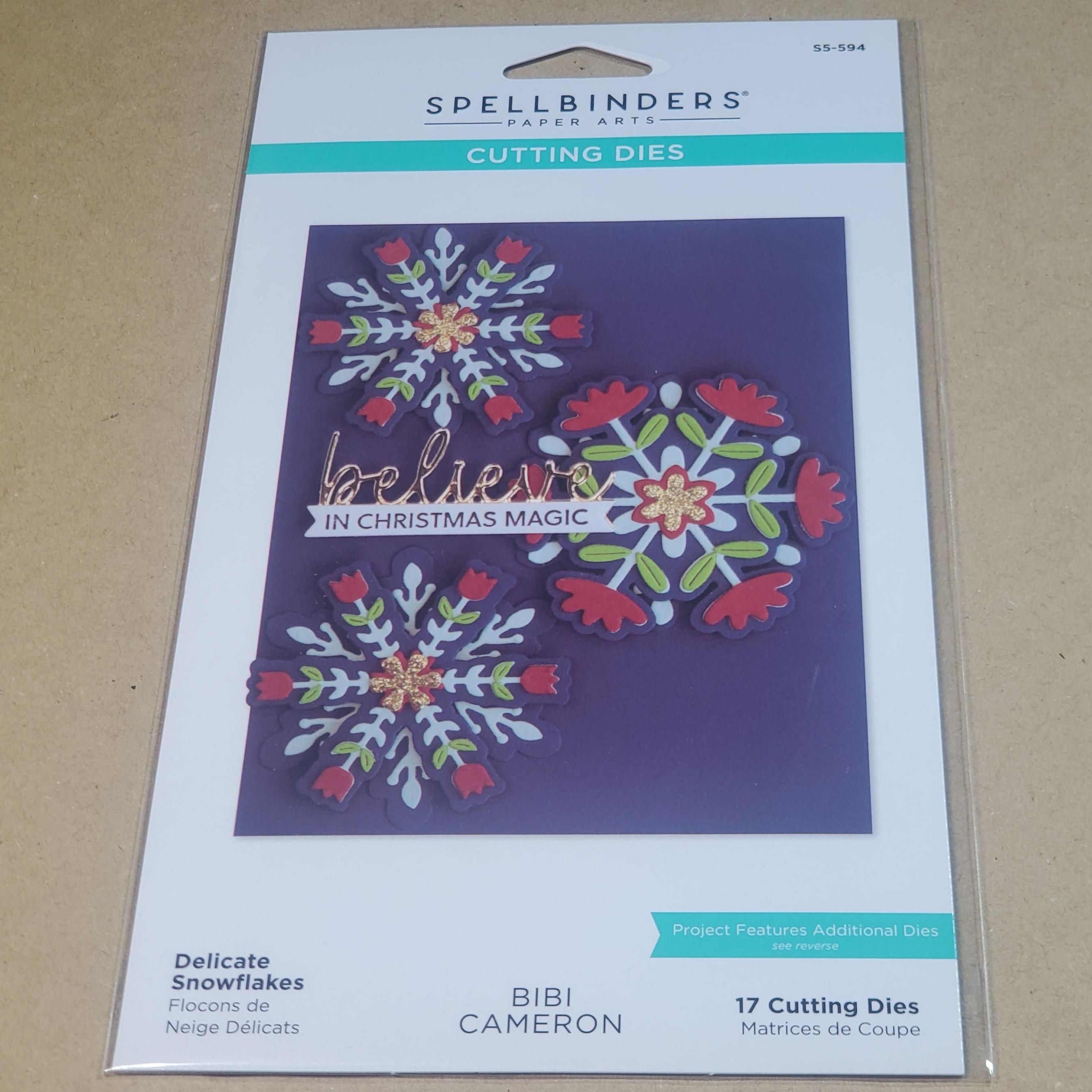 Spellbinders Etched Dies -Delicate Snowflakes, S5-594