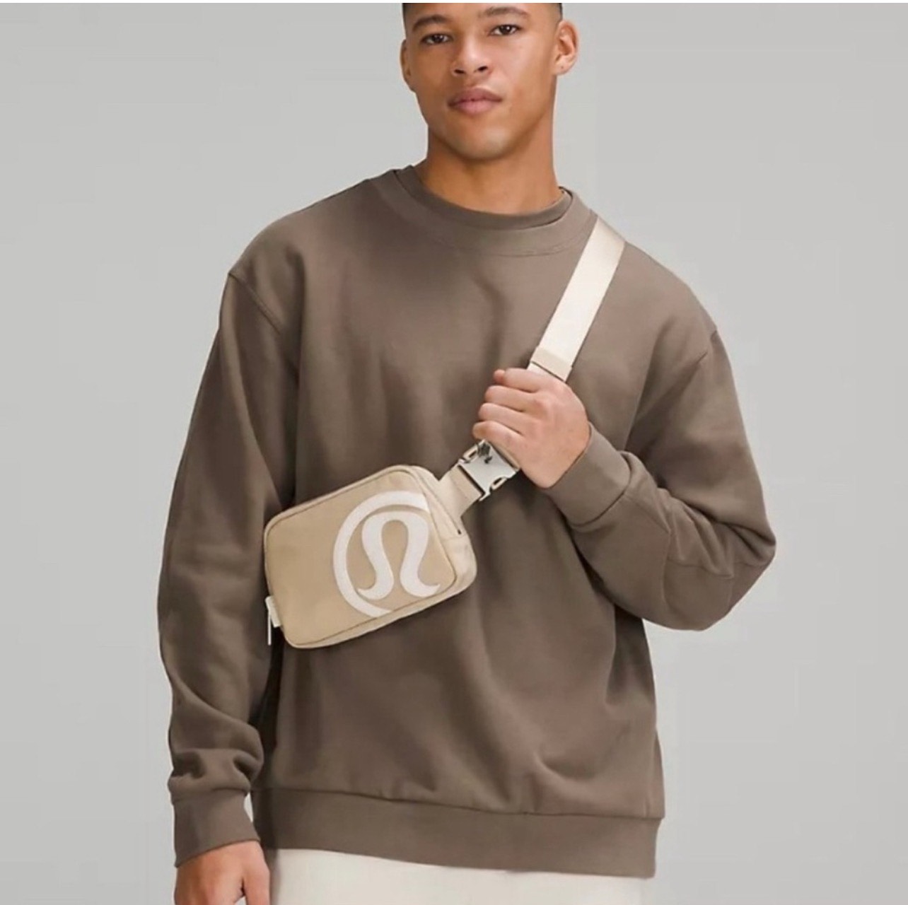 Lululemon AUTHENTIC Everywhere Belt Bag 1L Trench White/Opal Color NWT
