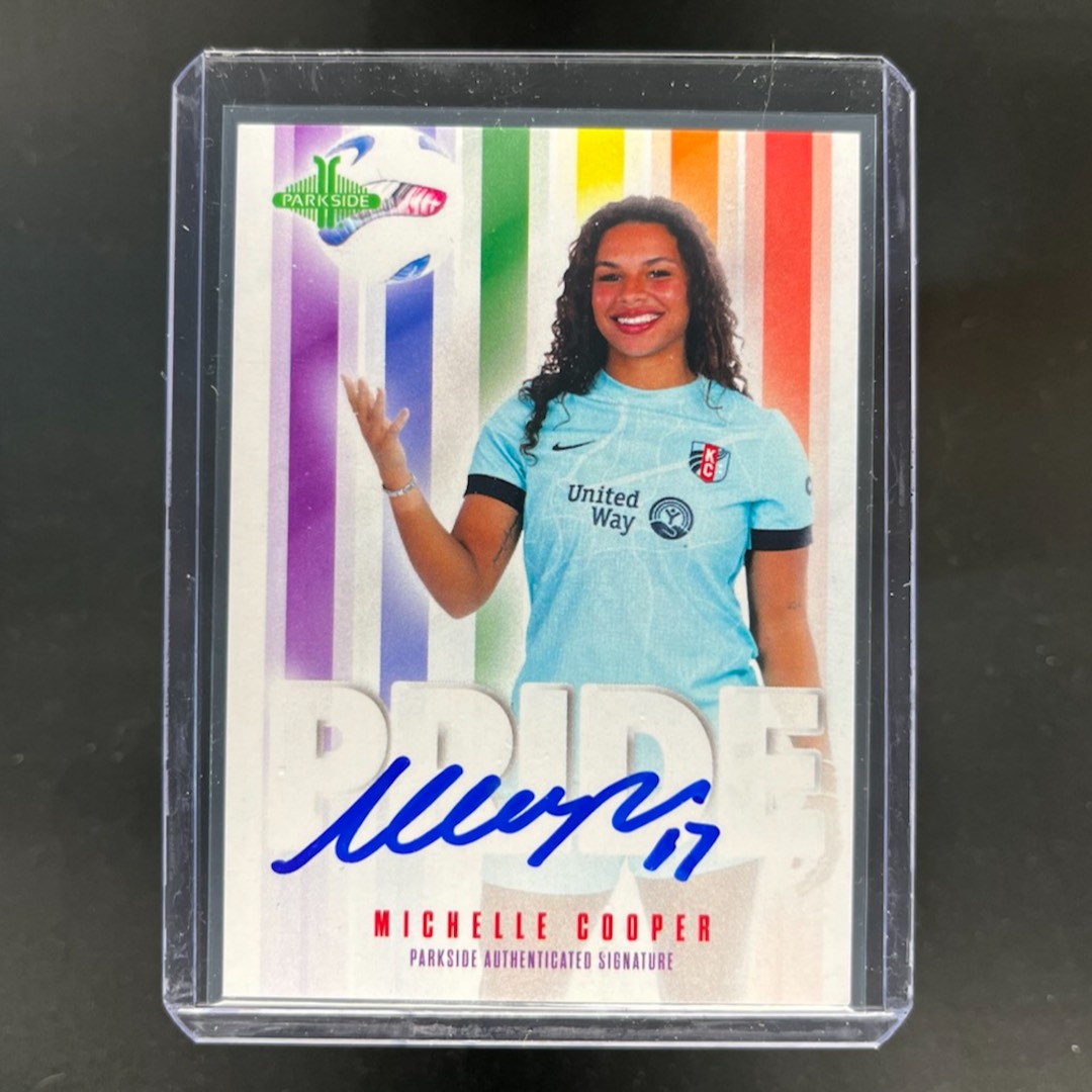 Michelle Cooper Autograph 2025 Parkside Pride