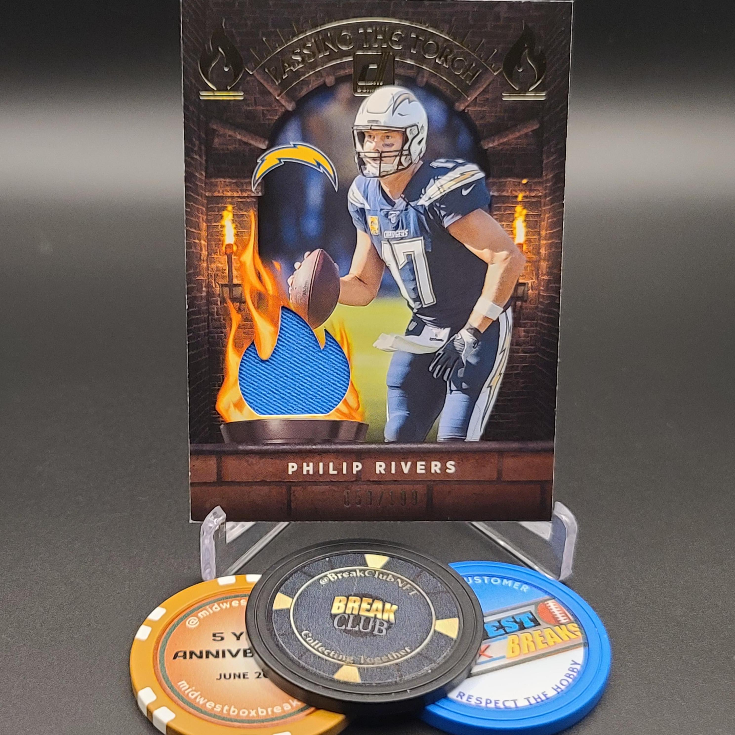 Justin Herbert/Phillip Rivers 2021 Panini Donruss Football Passing The ...