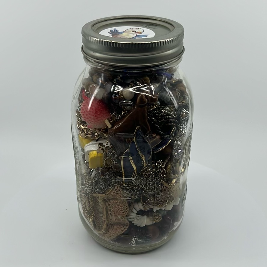 Jewelry & Junk Jar - As Shown In Live