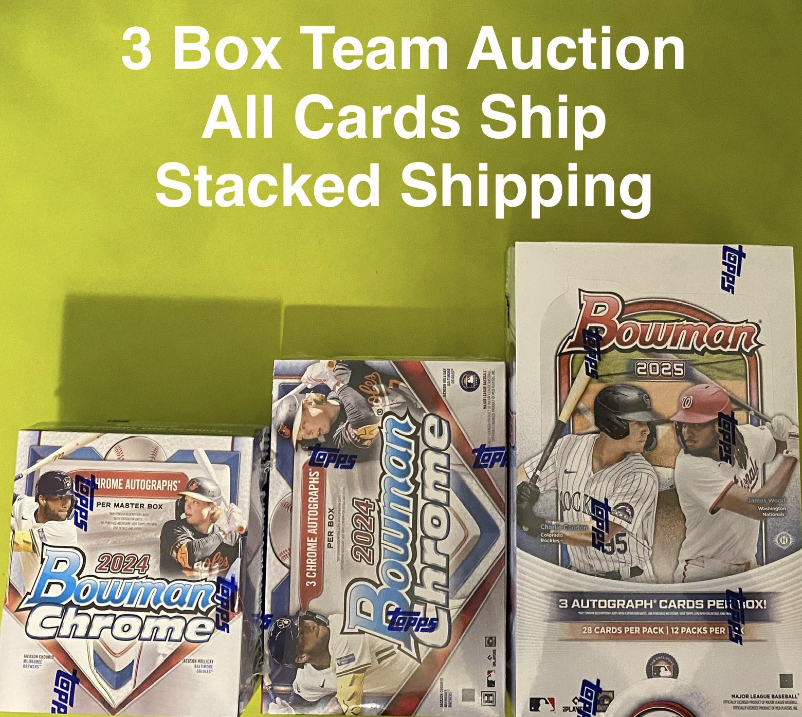 Pittsburgh Pirates - 3 Box Mixer Team Auction (Bowman Jumbo, Bowman ...