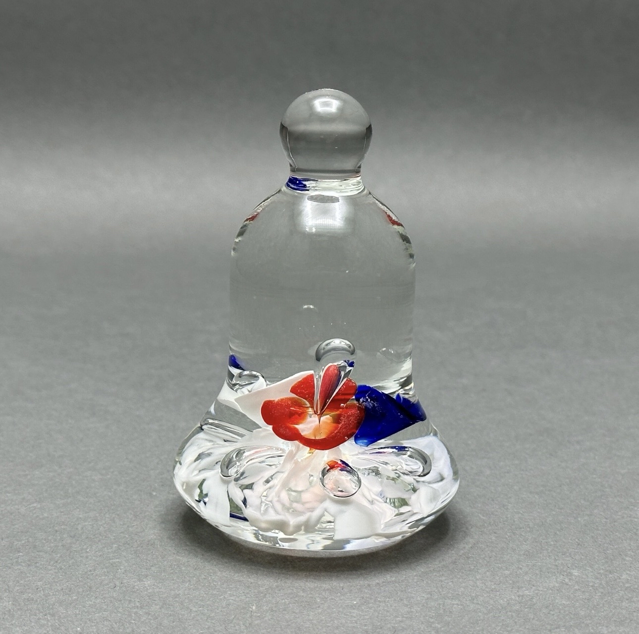 Vintage Joe St. Clair Hand Blown Patriotic Bell Shaped Glass ...