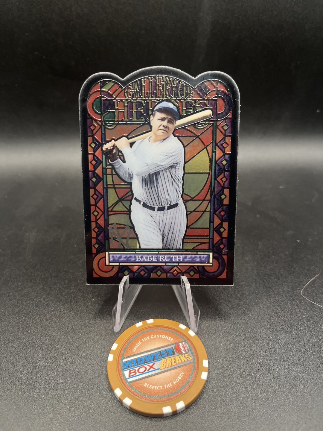 Babe Ruth Stained Glass Die-cut 2013 Topps Archives Baseball Card New ...