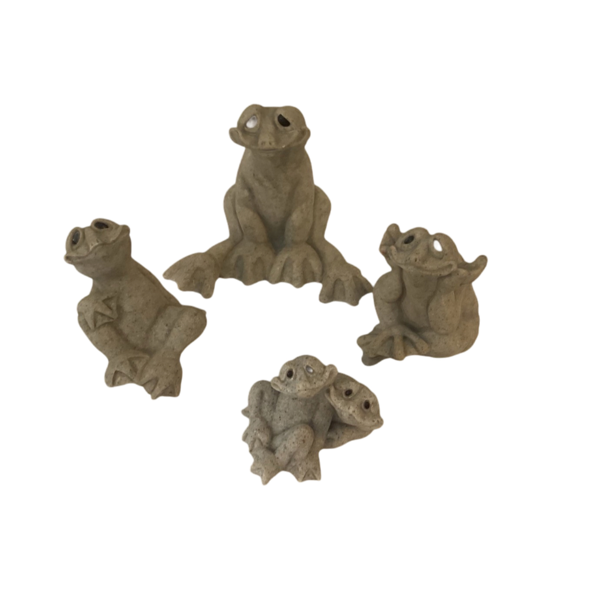 Group Of 4 Quarry critters Frogs