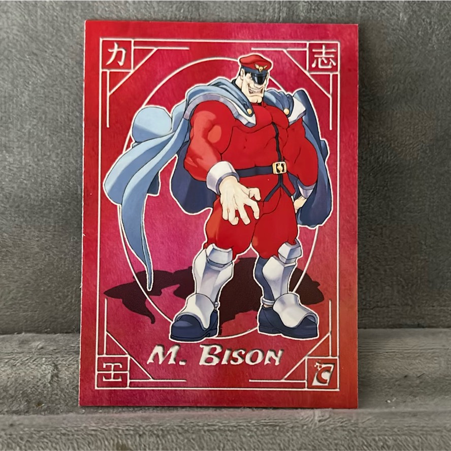 STREET FIGHTER ALPHA M. BISON NO.21 NEAR MINT COMPANY CARDSMITHS