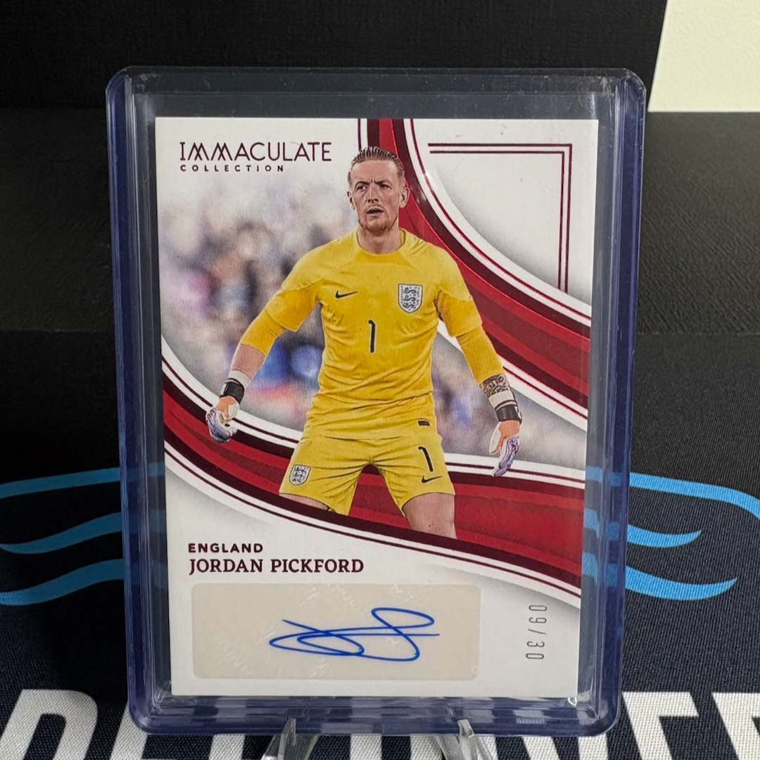 Jordan Pickford Immaculate Auto /30