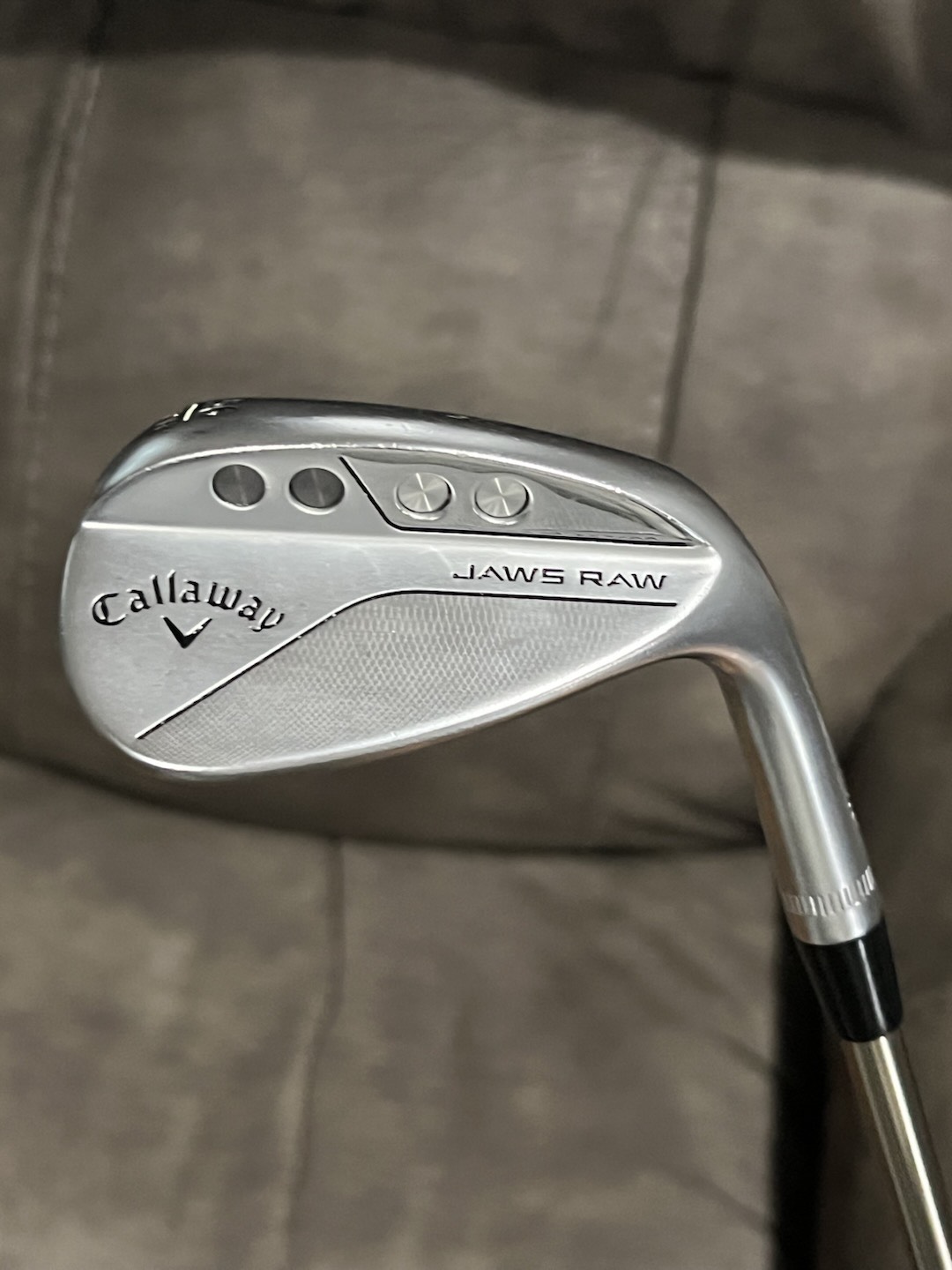 Callaway Jaws Raw Wedge- 56*- 12* Bounce- W Grind- Recoil Graphite Shaft
