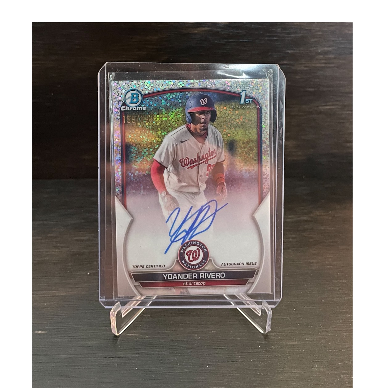 Yoander Rivero (Washington Nationals) 2023 Bowman Chrome 1st Bowman ...