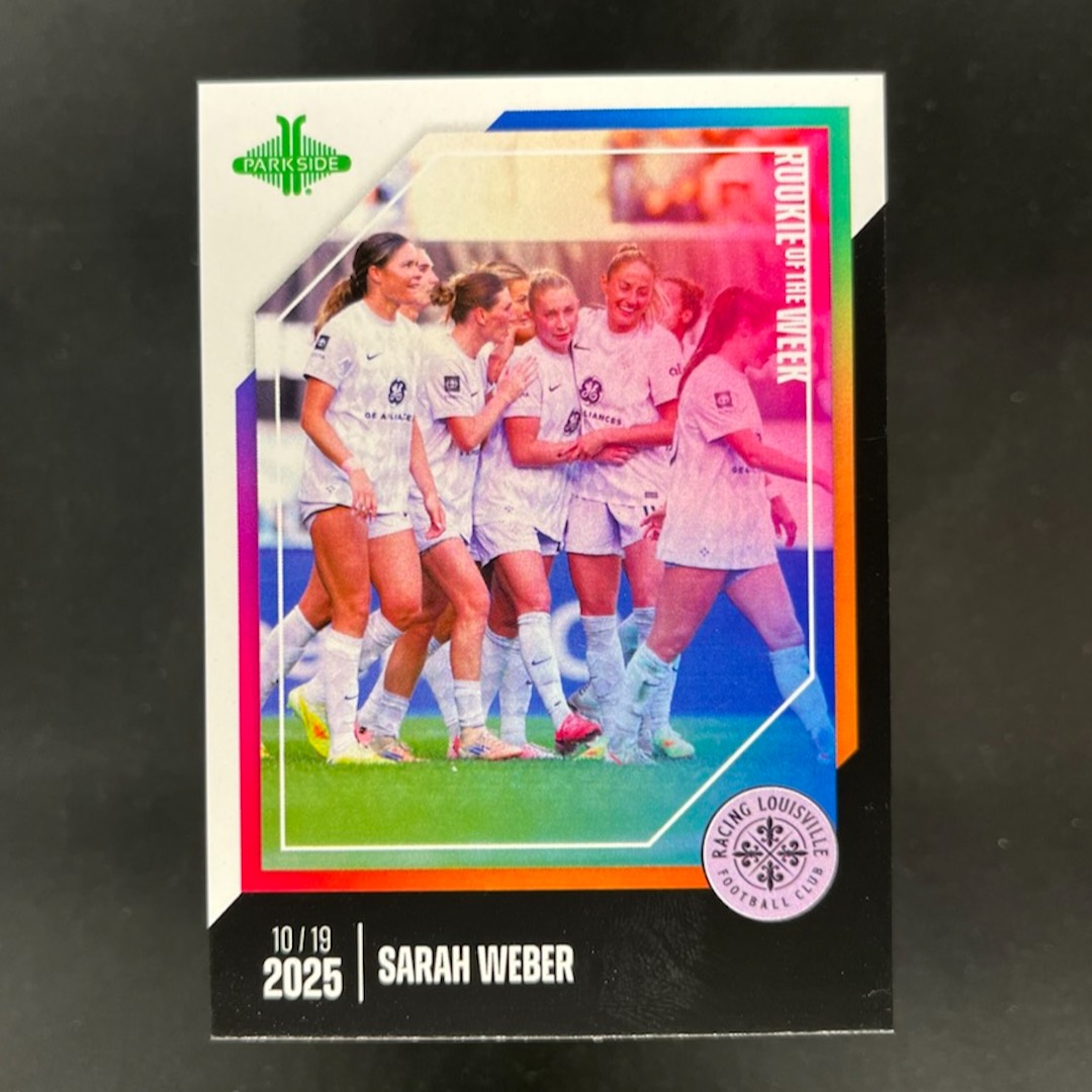Sarah Weber 2025 NWSL Parkside Pronto Rookie Of The Week Subscriber ...