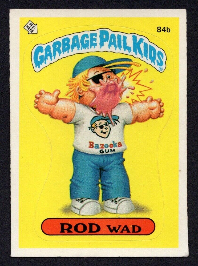 GPK 1986 Garbage Pail Rod Wad 84b OS3 Original Series 3