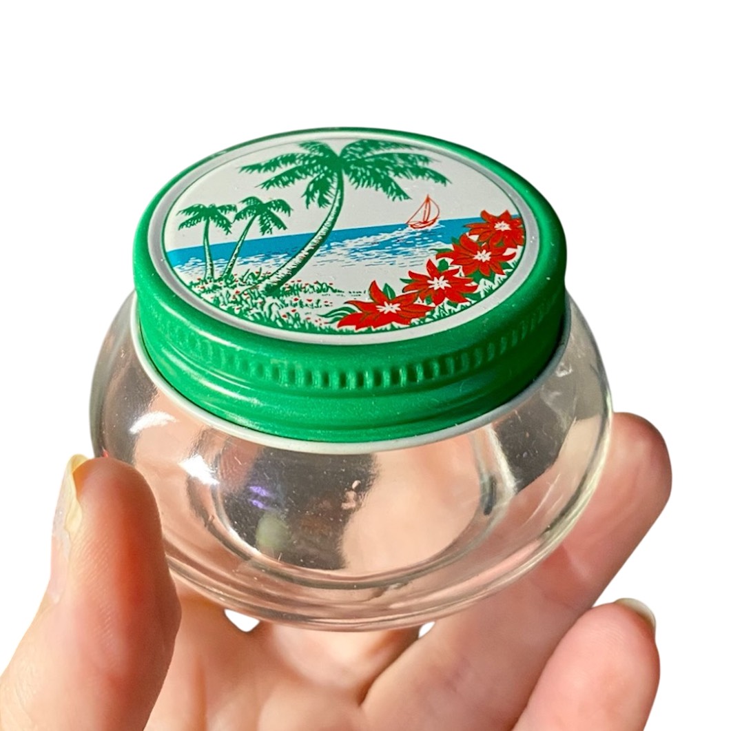Mini Condiment Jar - Palm Tree