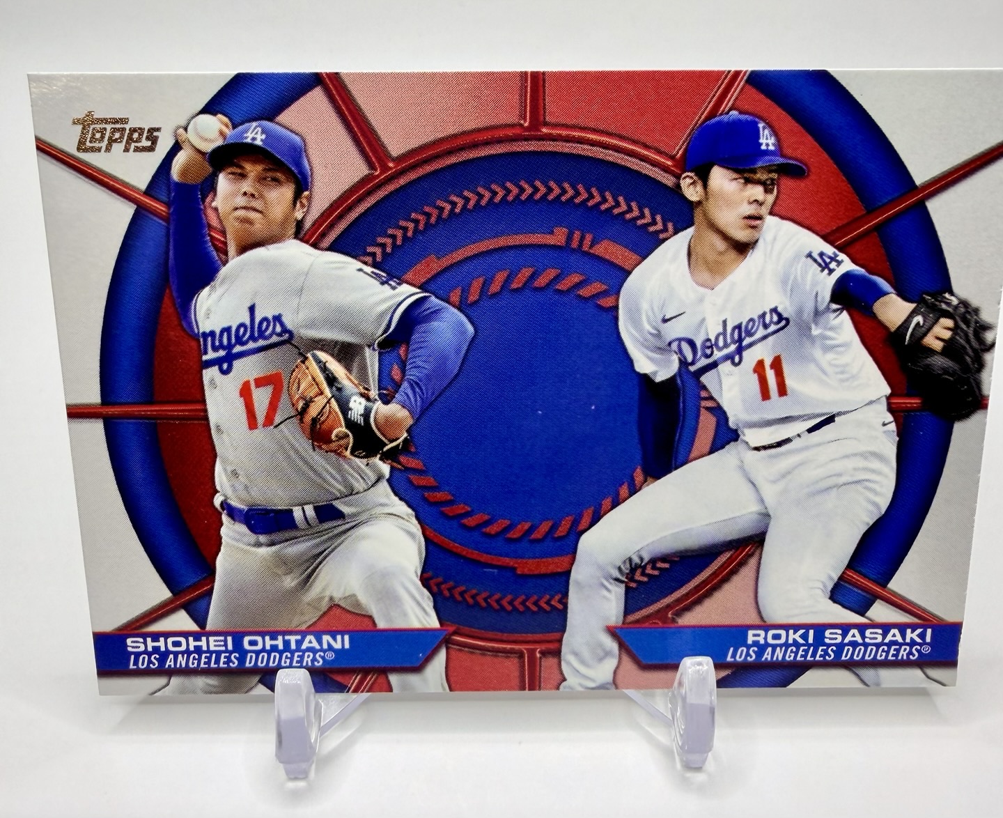 Shohei Ohtani Roki Sasaki 2025 Topps Series 2 Dynamic Duos #DD-15 LA ...