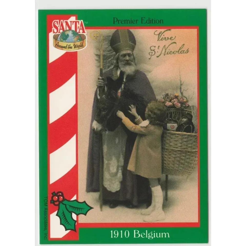 Santa Around the World #54 1910 Belgium