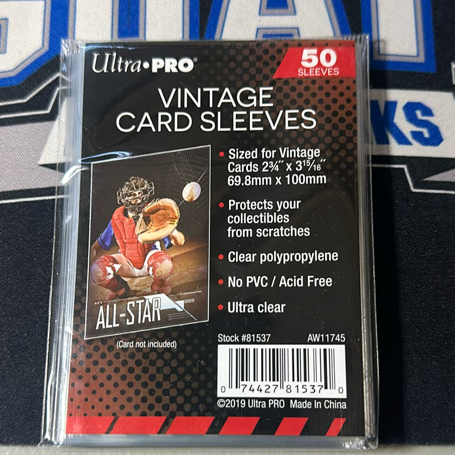 Ultra-Pro Vintage Card Sleeves 50 Pack