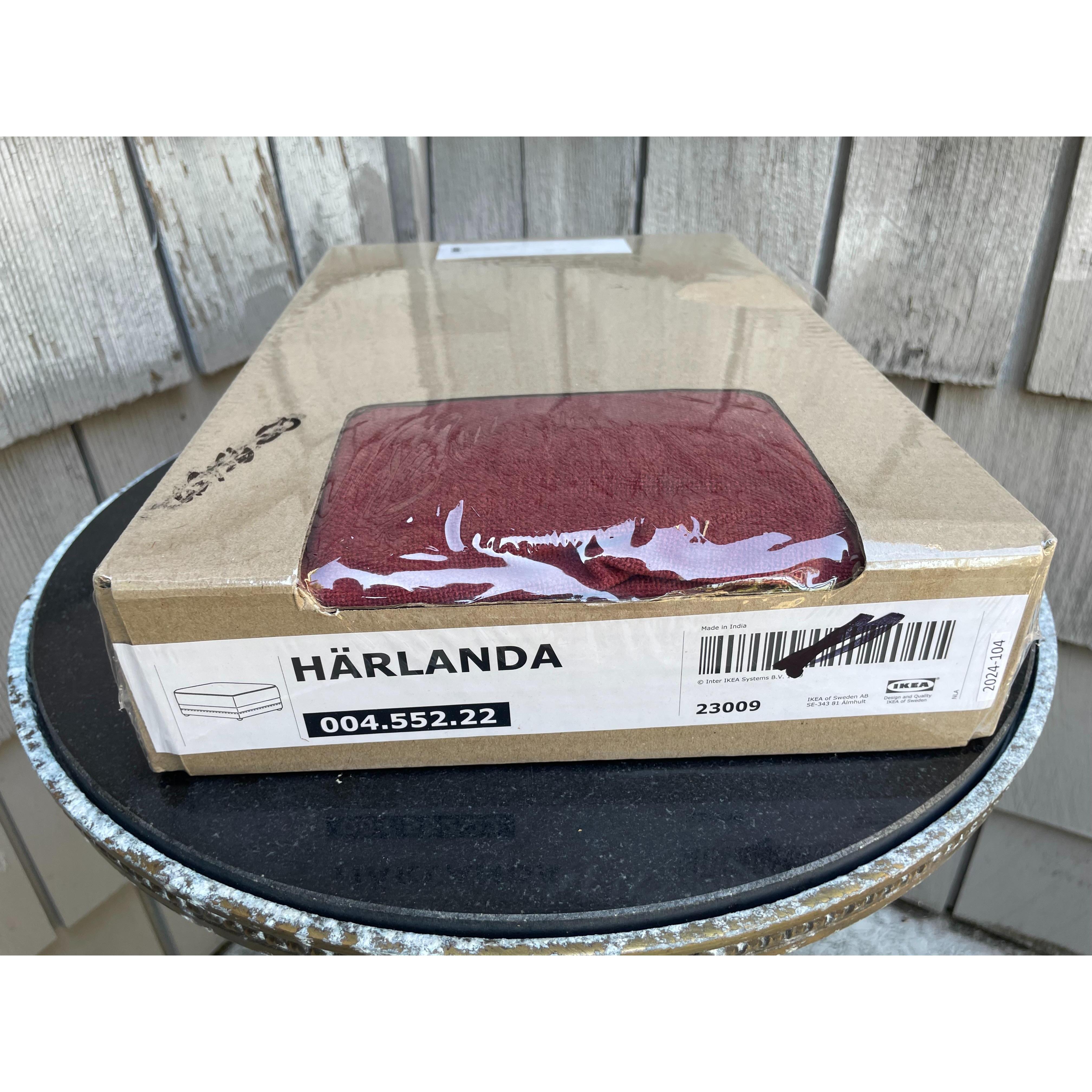 004.552.22 Ikea HARLANDA Cover for Footstool Ljungen Red