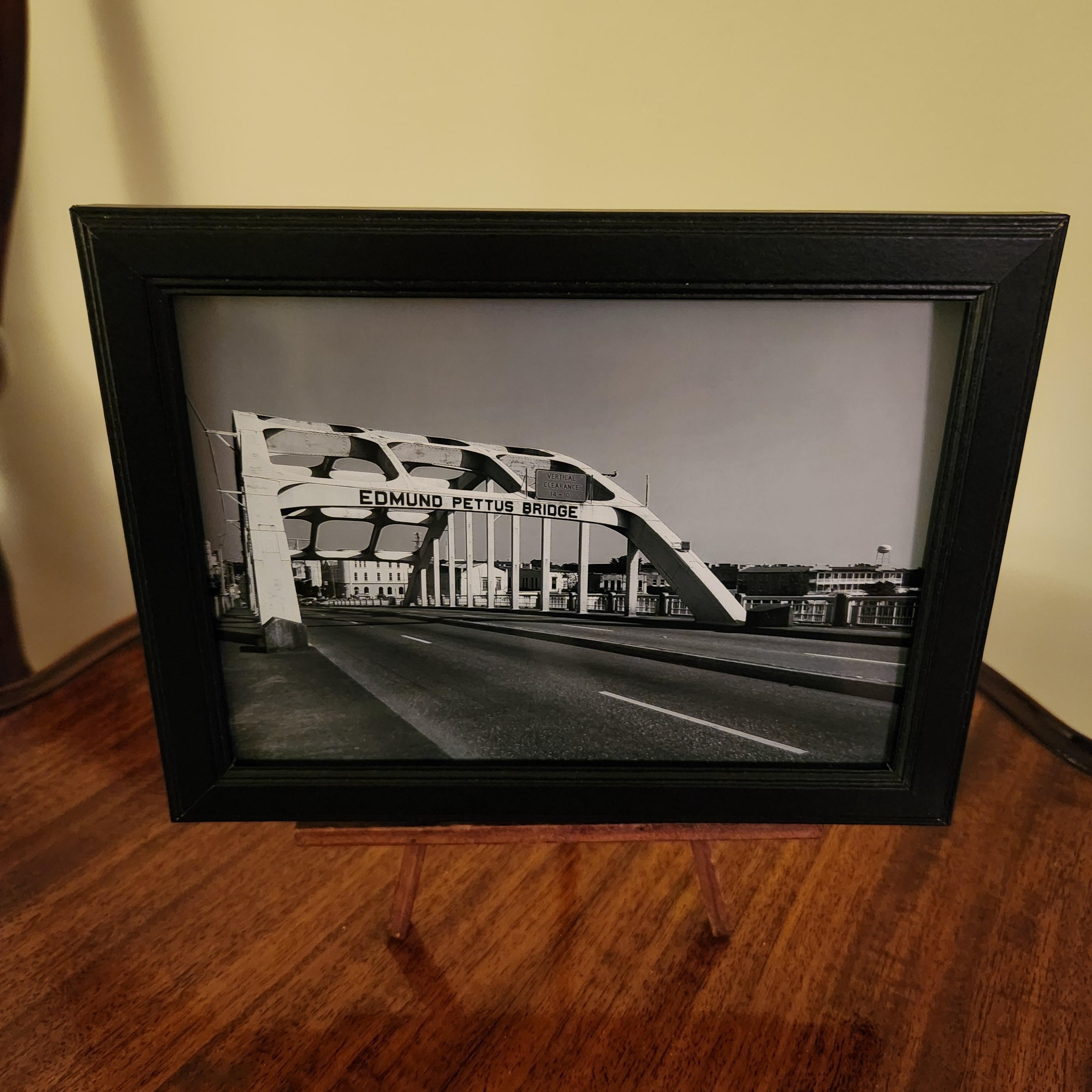 Photograph Of Edmund Pettus Bridge, Black And White, 5x7, Free Shipping ...