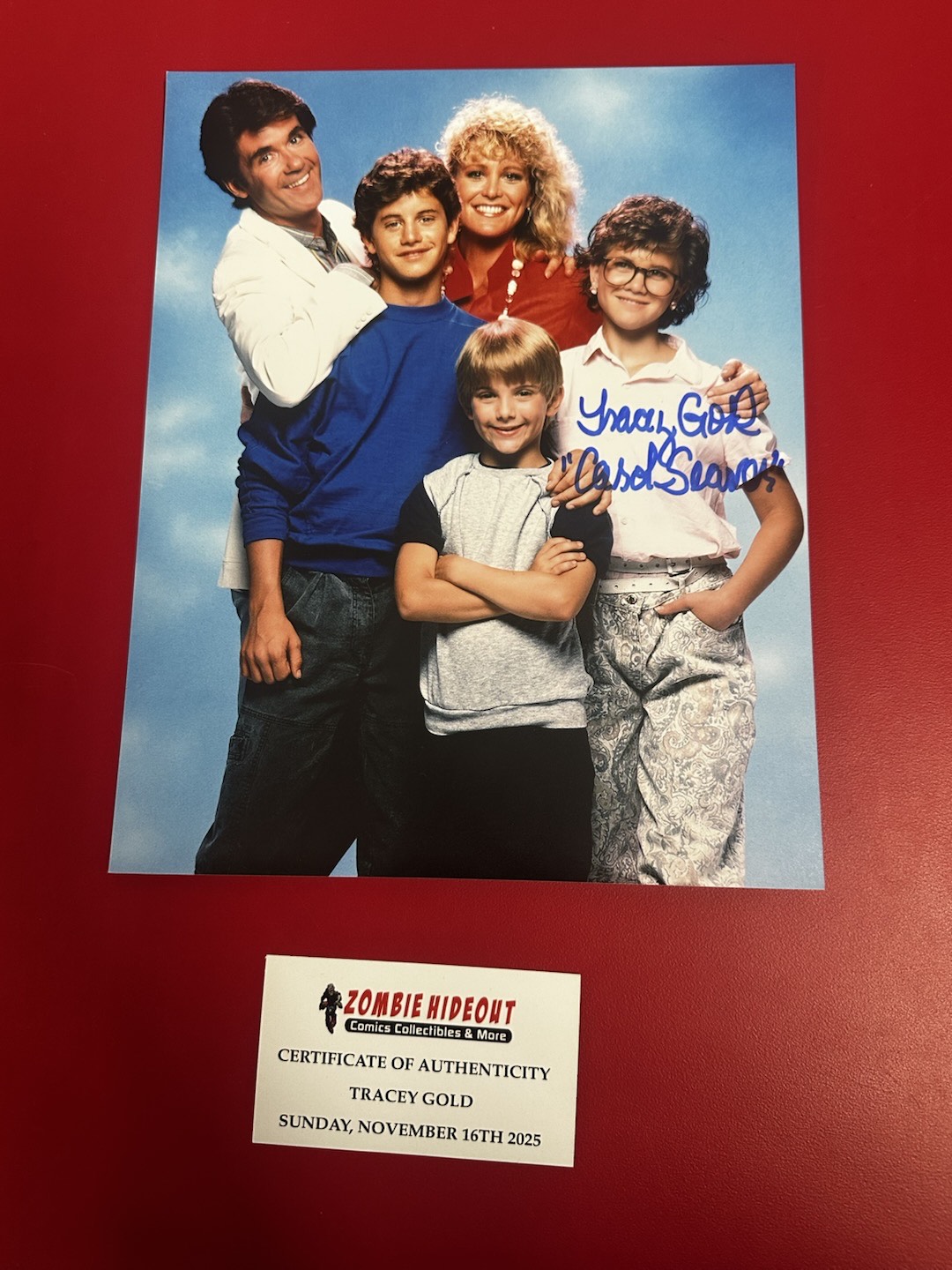 Tracey Gold Growing Pains Carol Seaver Autograph 8x10 Zombie Hideout ...