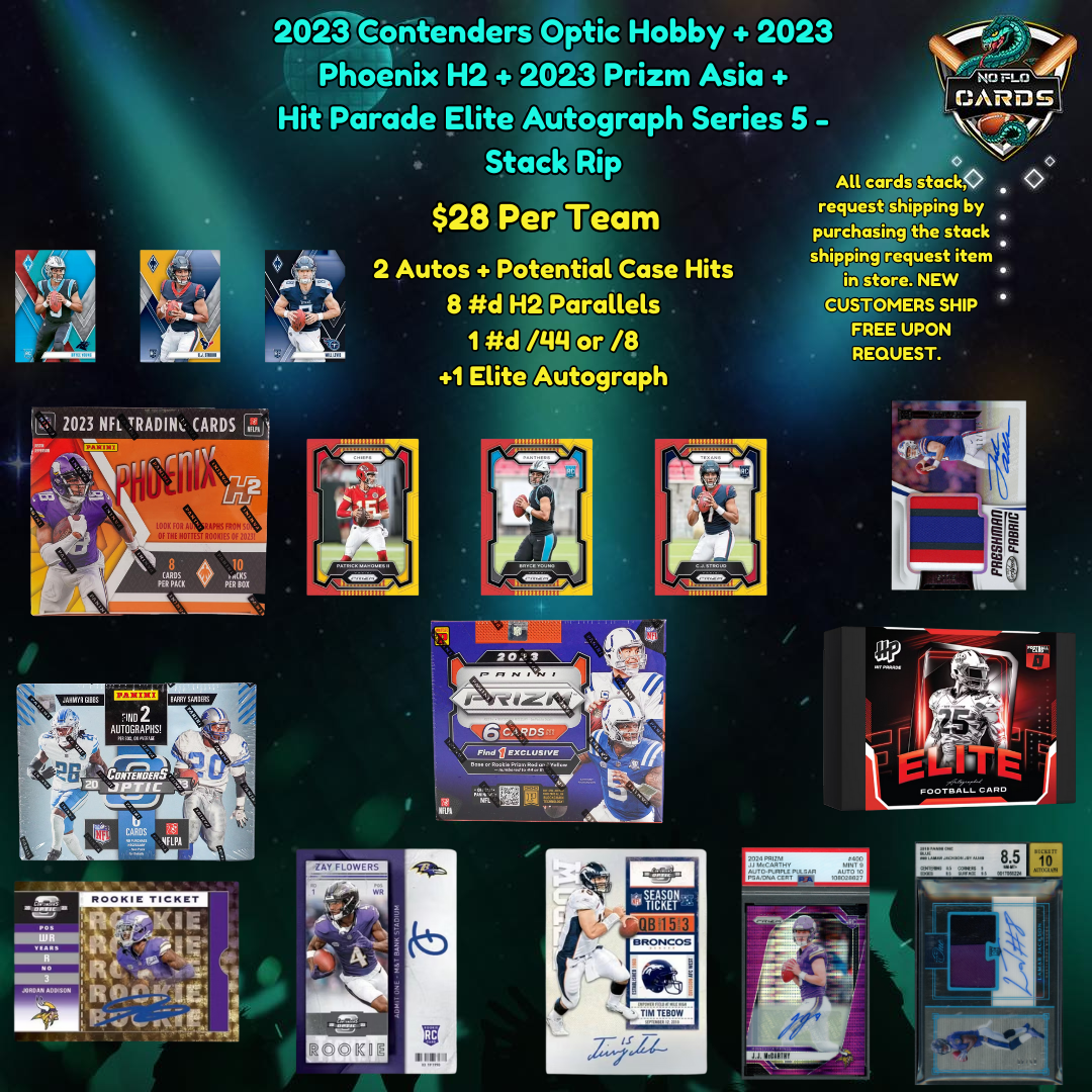 2023 Contenders Optic Hobby + 2023 Phoenix H2 + 2023 Prizm Asia + Hit ...