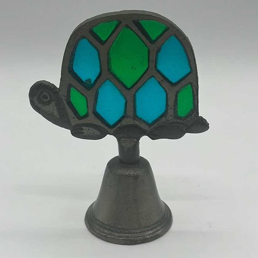 Derpy Turtle Bell Enamel “Stained Glass” Shell