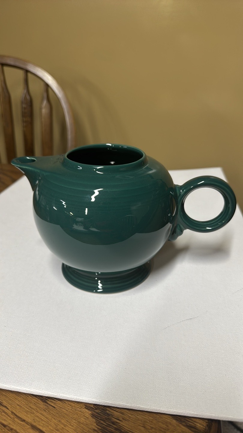 Fiesta ware teapot no lid 🫖 evergreen